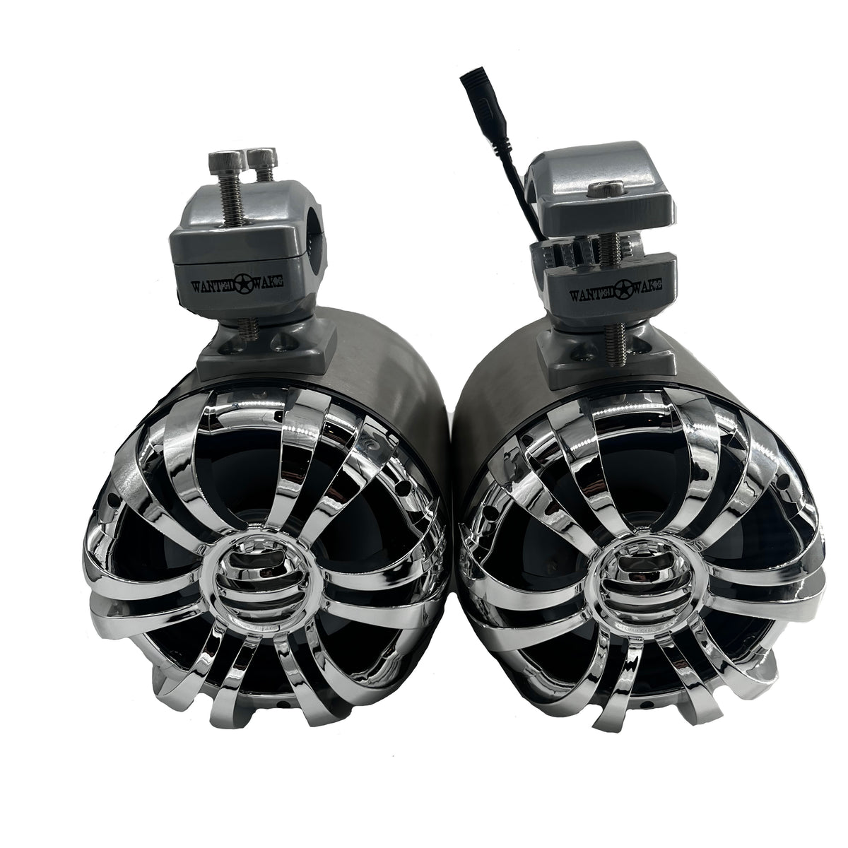 The FMJ 5.25, Stainless Steel bullet shape 200W Marine Grade Tower Spe ...